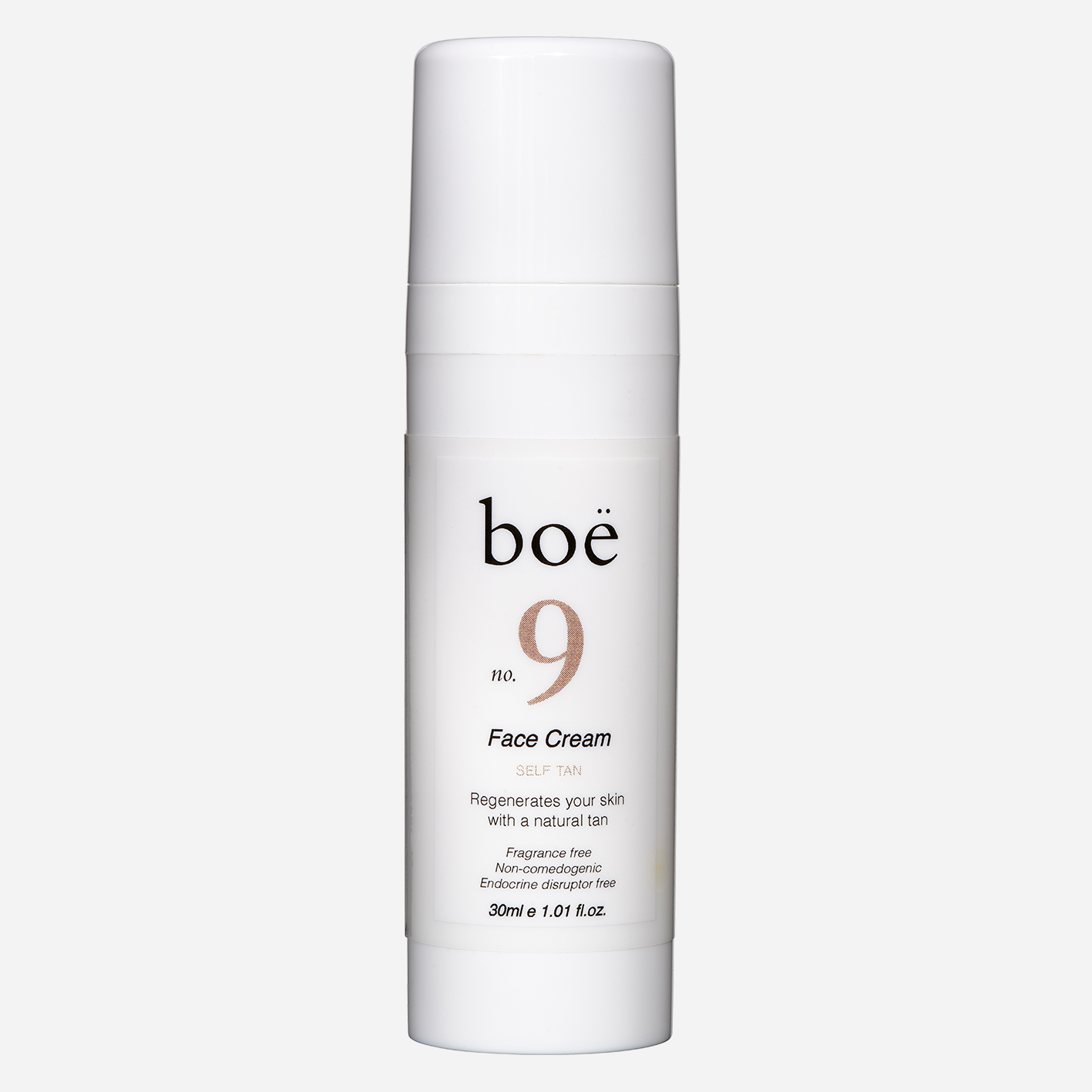 NO. 9 FACE CREAM with SELF TAN – Boë Beauté